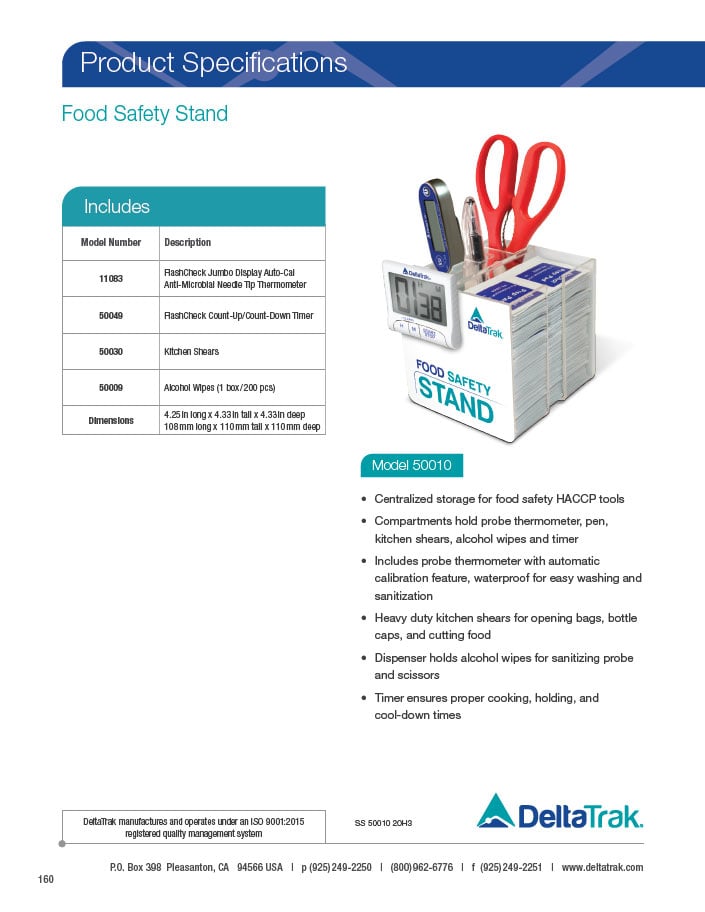 Food Safety Stand